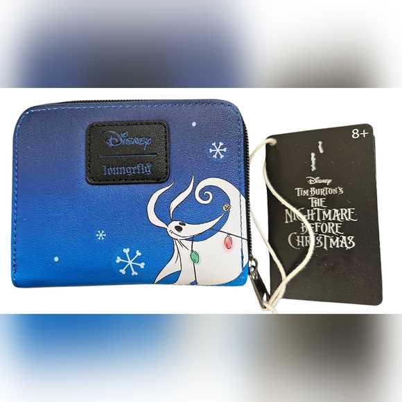 Loungefly | Bags | Disney Loungefly Blue Wallet With Designn New With ...